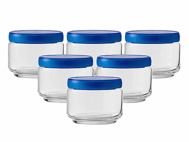 Hũ STAX JAR nắp nhựa màu 325 ml | Set 4 cái,6 cái ,48 cái giá tốt