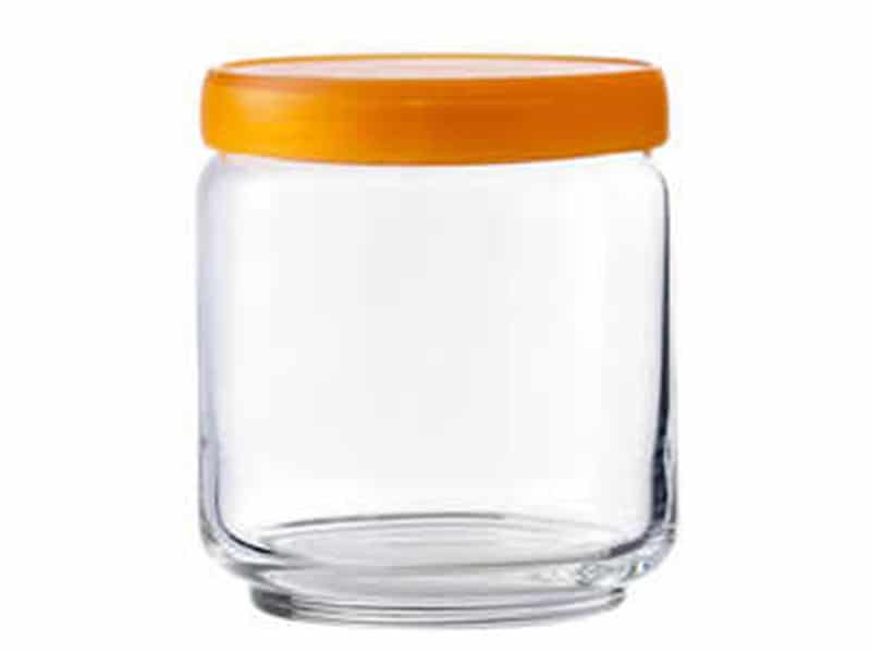 Hũ STAX JAR nắp nhựa màu - 500 ml | Set 4 cái,6 cái ,48 cái giá tốt