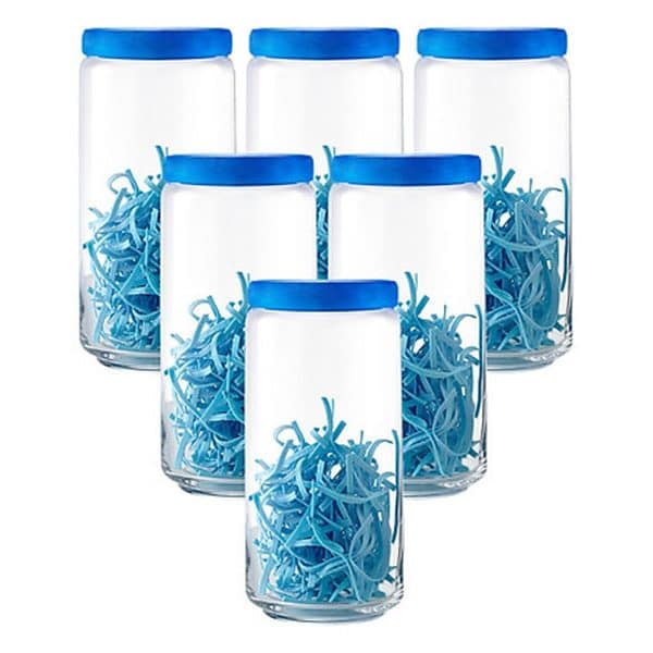 Hũ STAX JAR nắp nhựa màu -750 ml | Set 4 cái,6 cái ,48 cái giá tốt