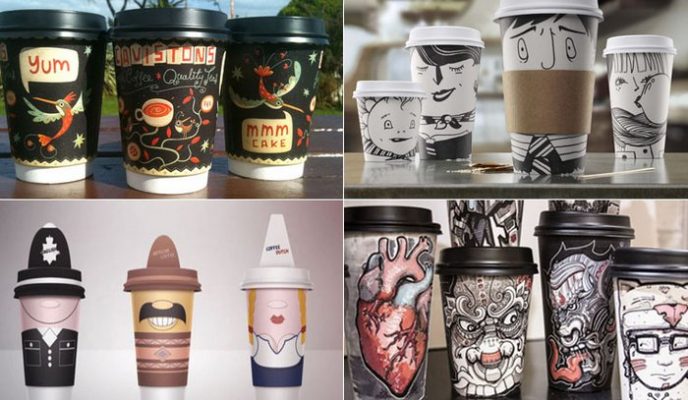 Tổng hợp hình vẽ ly cafe cute đẹp mới nhất | Thủy Tinh Ocean